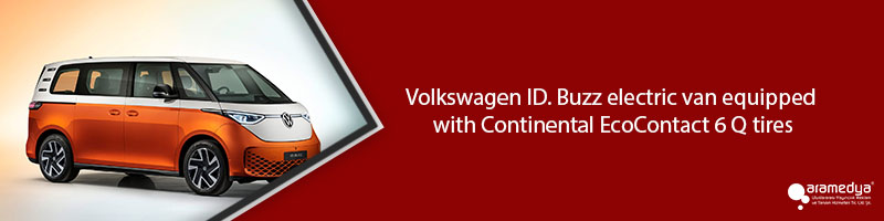 Volkswagen ID. Buzz electric van equipped with Continental EcoContact 6 ...